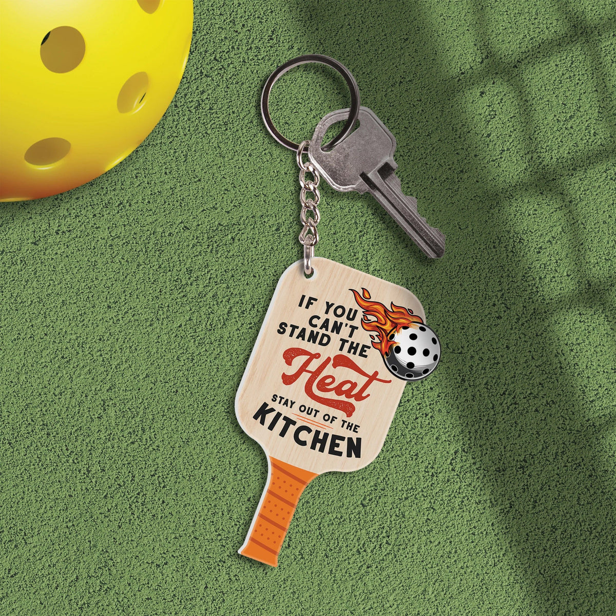 if-you-can-t-take-the-heat-pickleball-keychain-carolina-girls