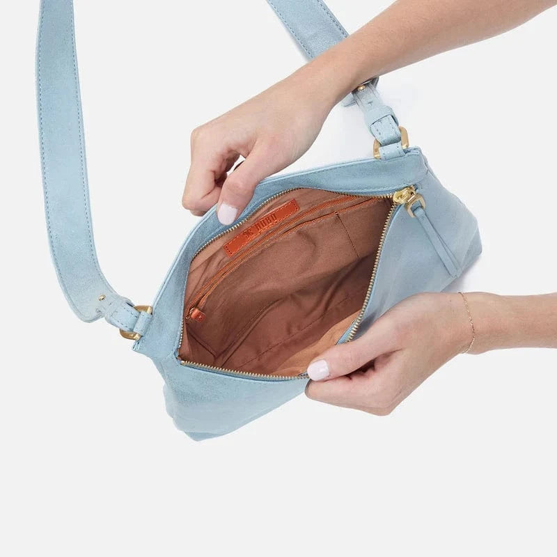 Hobo Cambel Crossbody - Sky in Buffed Leather – Carolina Girls