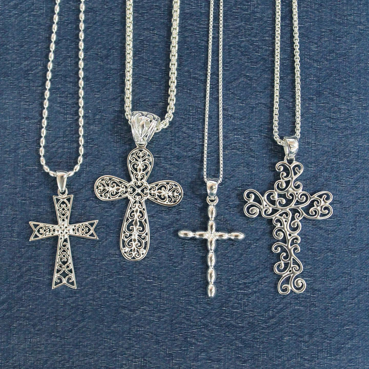 Southern Gates Rice Bead Cross Pendant – Carolina Girls