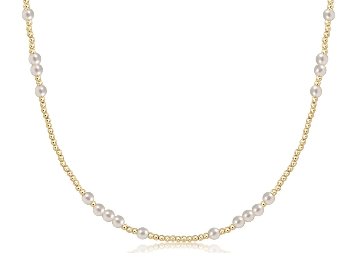 Enewton Hope Unwritten 17" Beaded Necklace - Pearl – Carolina Girls
