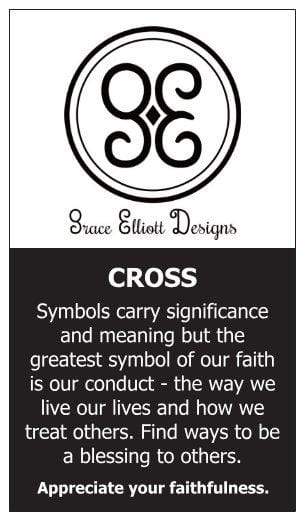Grace Elliott Cross Appreciation Bracelet - Black – Carolina Girls